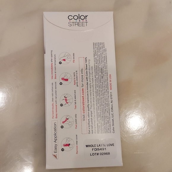 Color Street | Makeup | Retired Whole Latte Love Color Street Nails ...